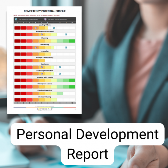 Mosaic Personal Development Report – Optimal